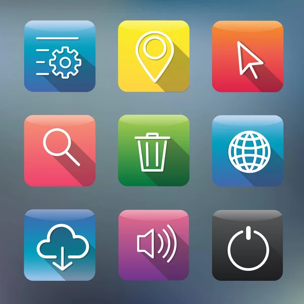 Creative smartphone application icons — Stock Vector © Rawpixel #138354798