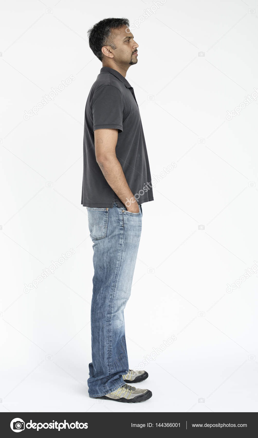 Native American Man Standing