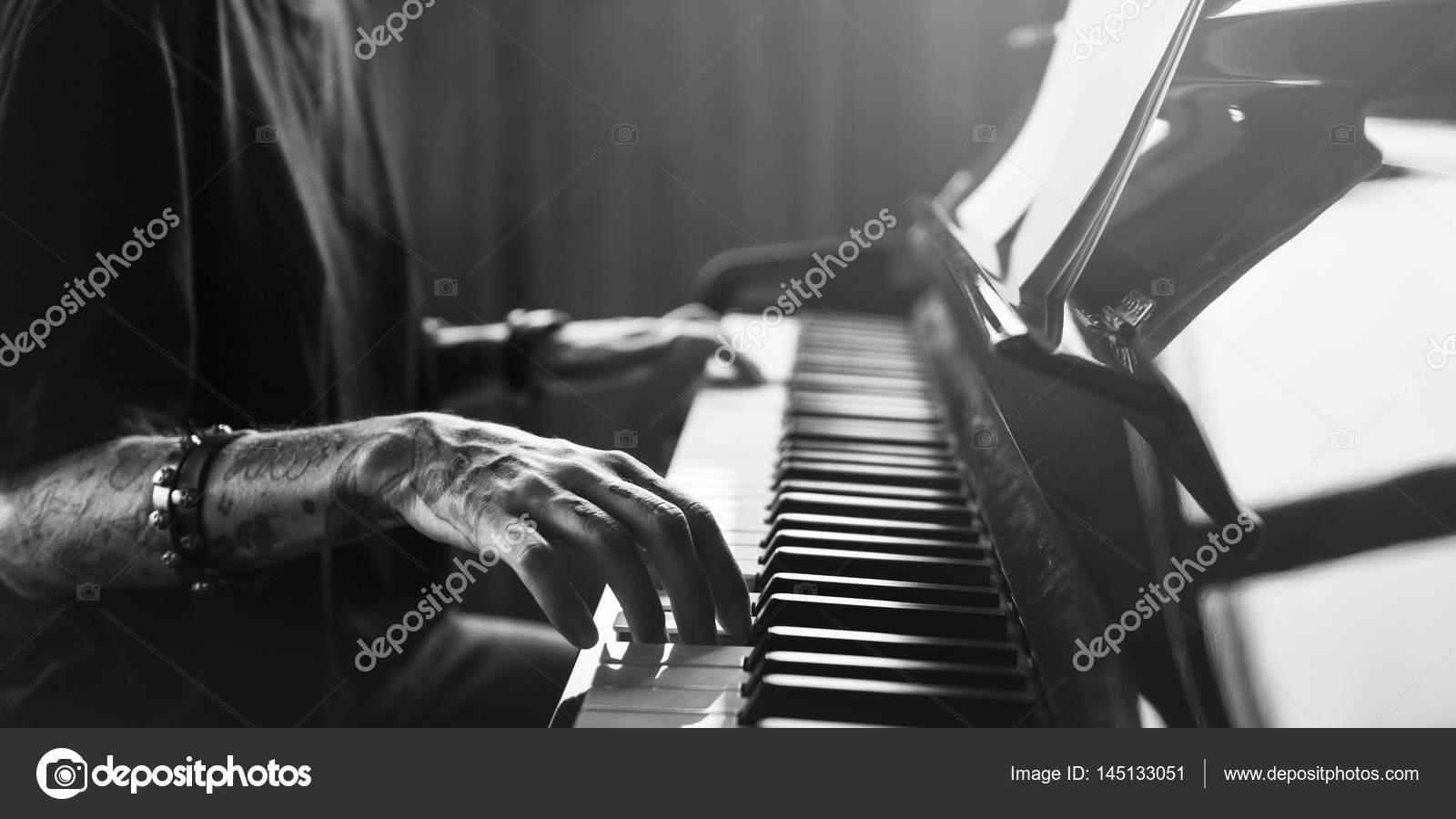 Man playing piano Stock Photo by ©Rawpixel 145133051