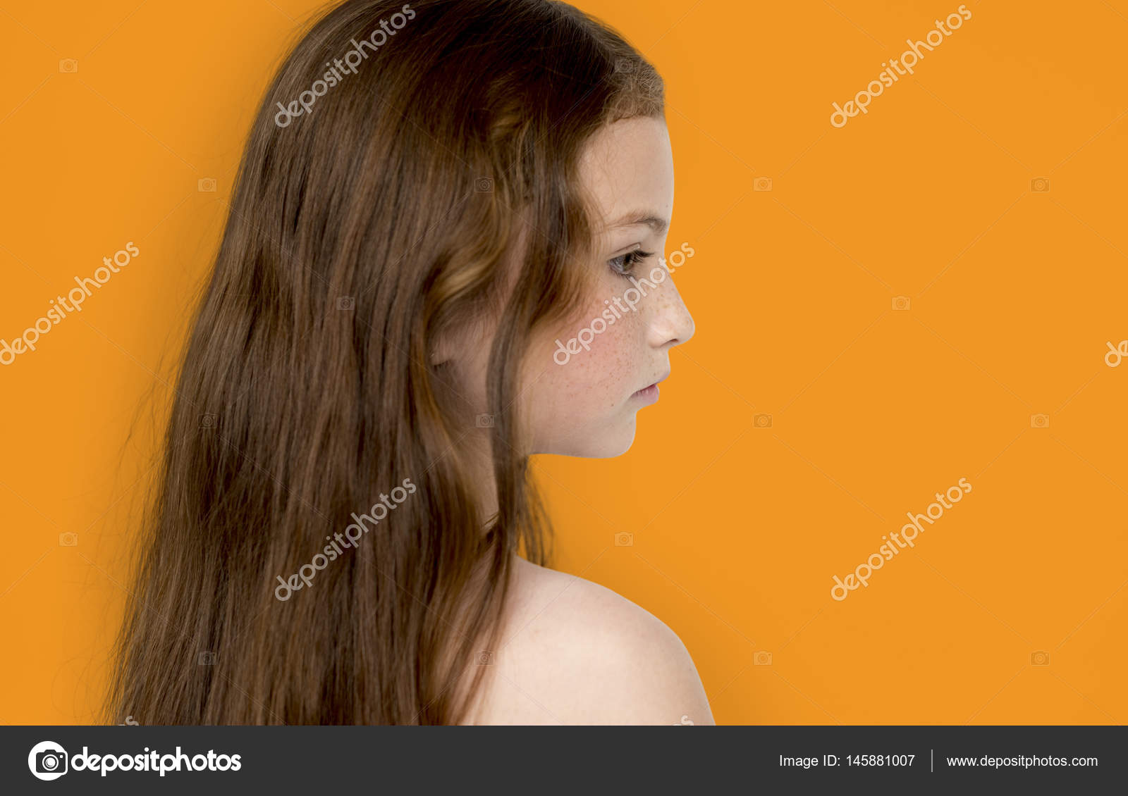 Cute girl in the studio — Stock Photo © Rawpixel #145881007