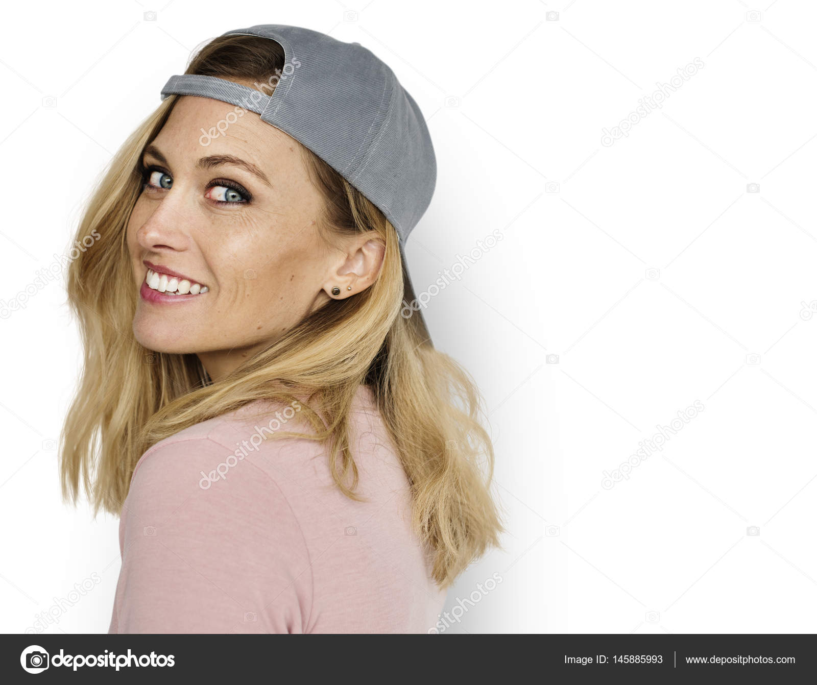Woman wearing cap — Stock Photo © Rawpixel #145885993