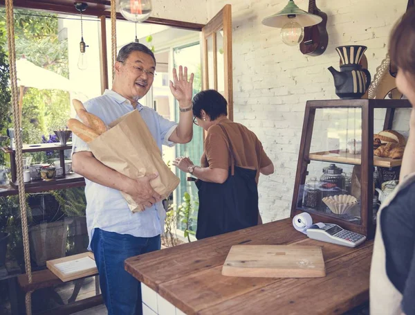 Customers waving goodbye Stock Photo by ©Rawpixel 145127403