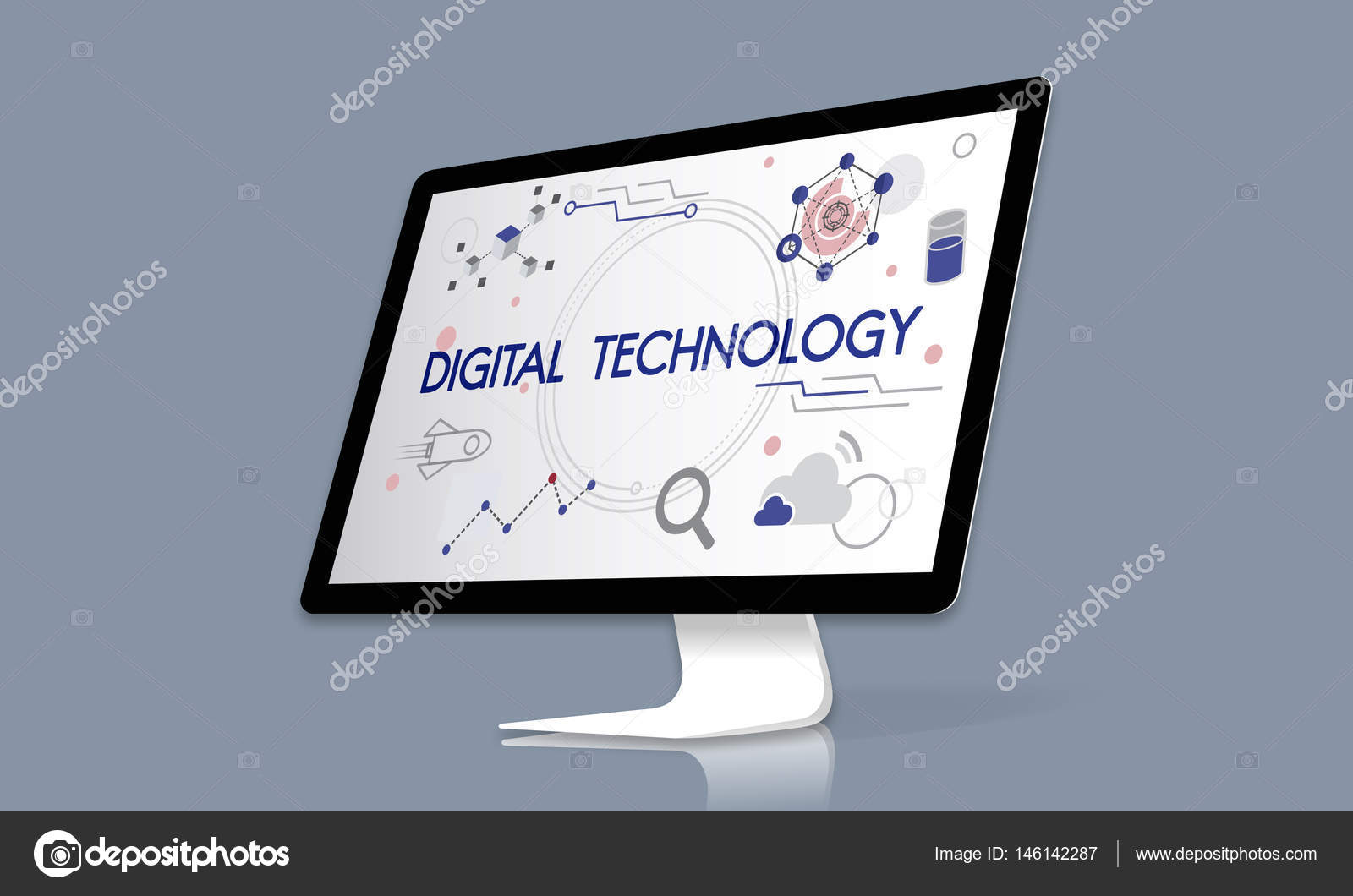 Graphic computer monitor — Stock Photo © Rawpixel #146142287