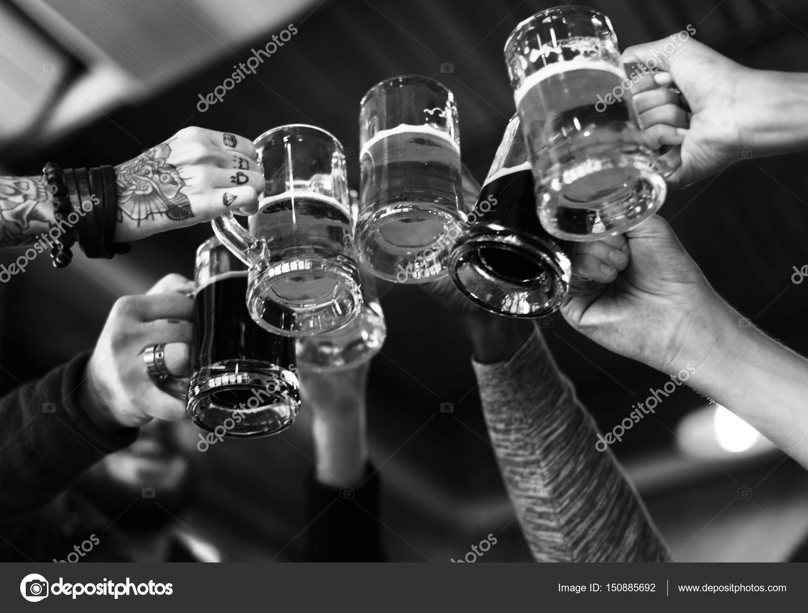 People Cheers with Beer Stock Photo by ©Rawpixel 150885692