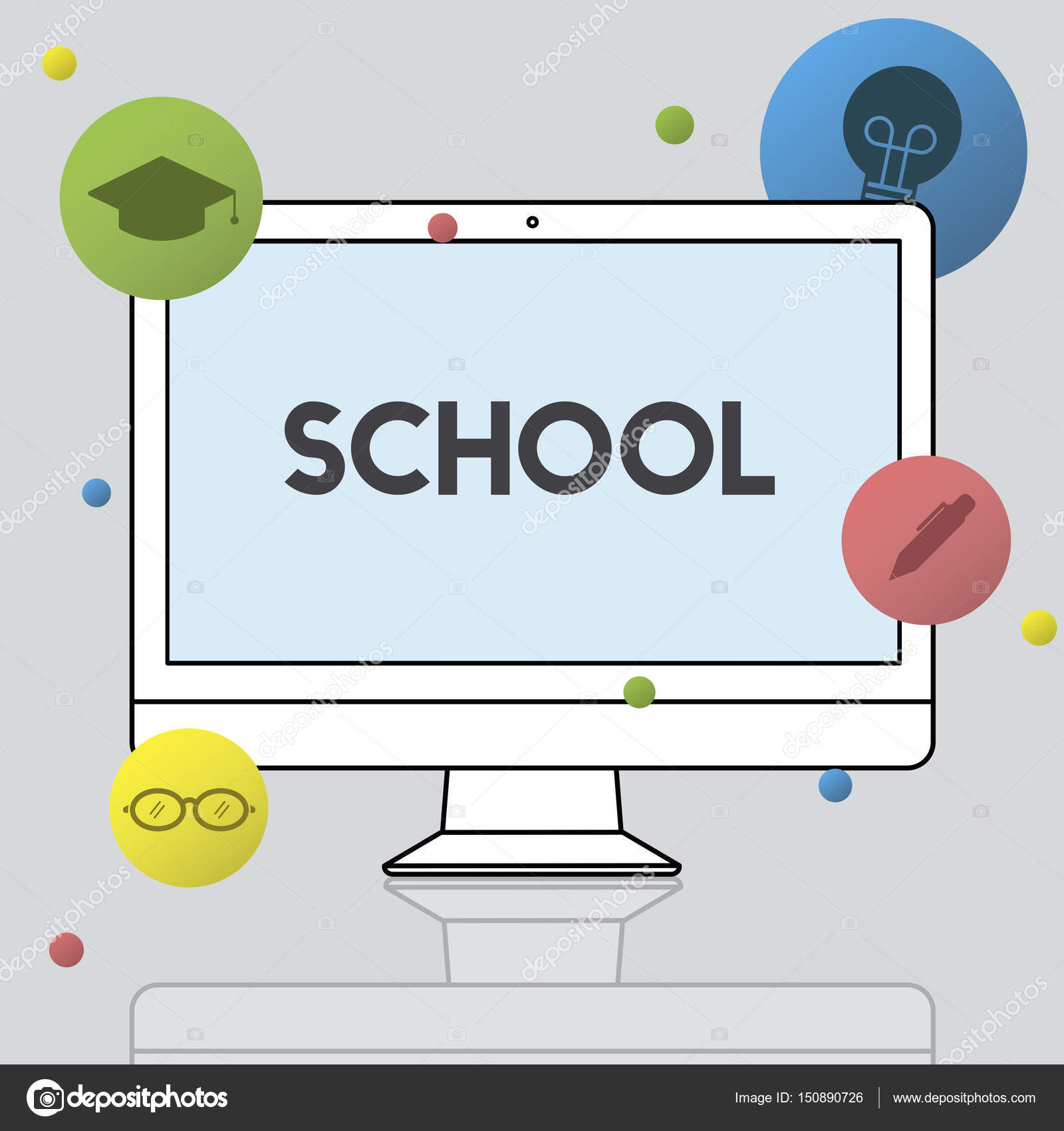 Graphic computer monitor — Stock Photo © Rawpixel #150890726