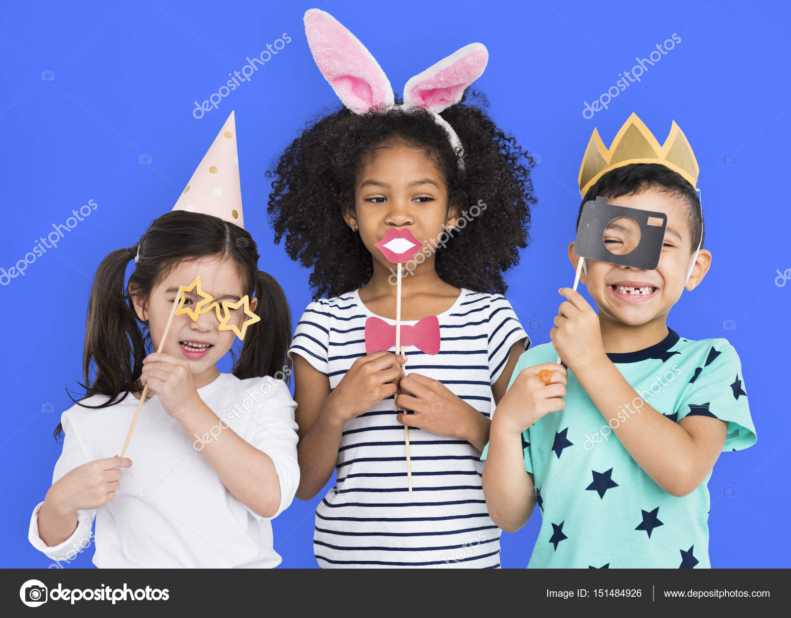 Kids holding props Stock Photo by ©Rawpixel 151484926