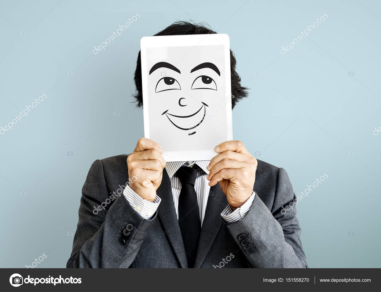 Business man holding digital tablet — Stock Photo © Rawpixel #151558270