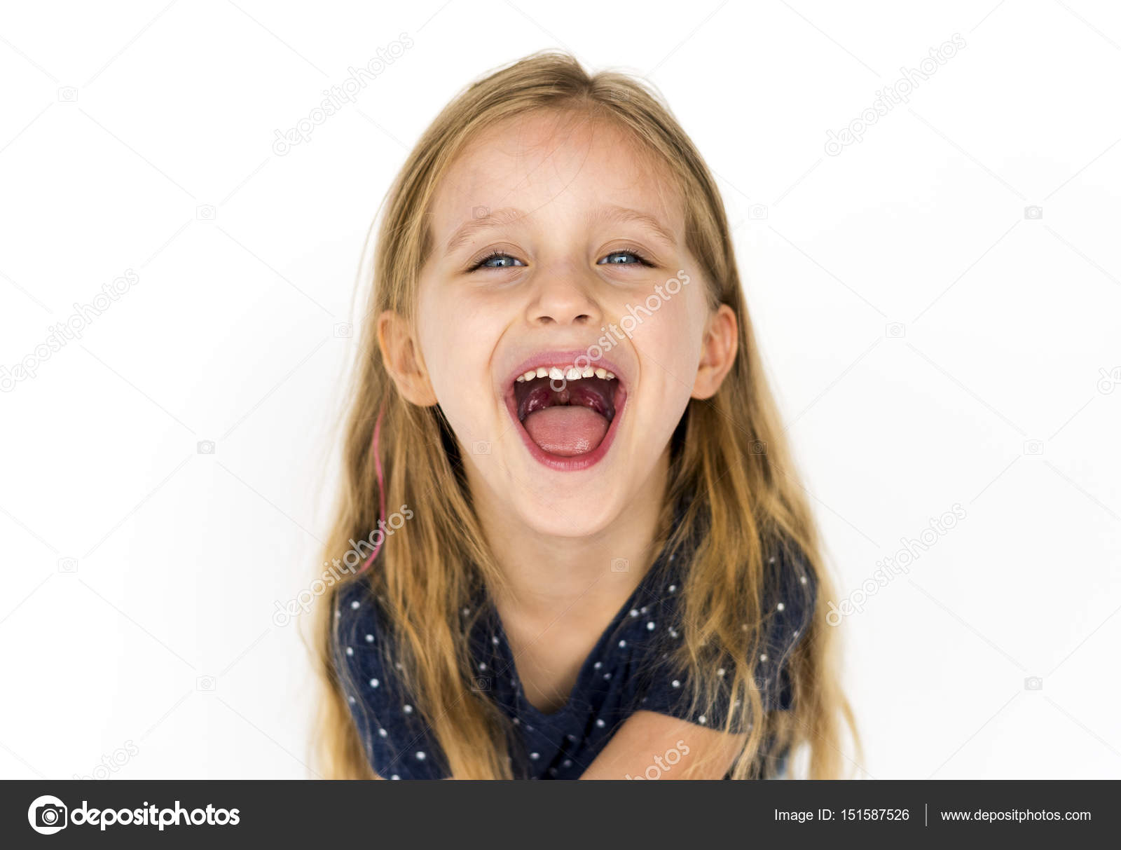 Adorable little girl smiling Stock Photo by ©Rawpixel 151587526