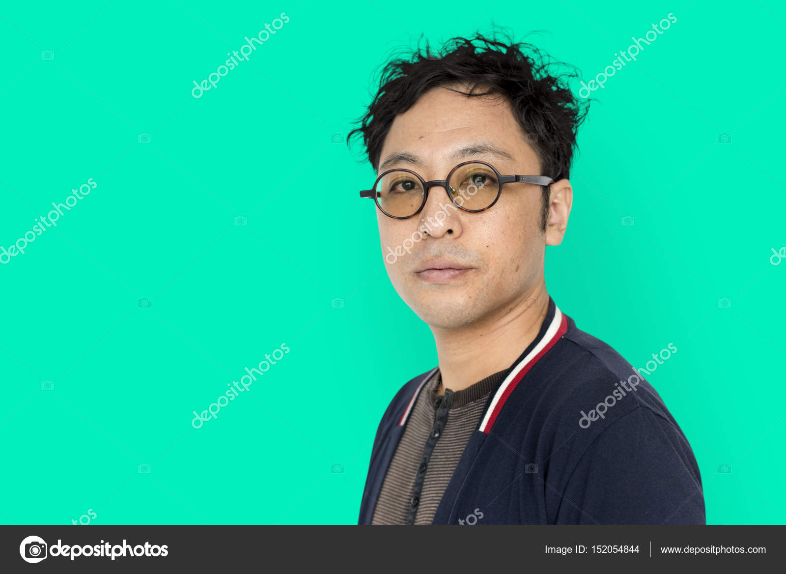 Handsome Asian Man in Eyeglasses — Stock Photo © Rawpixel #152054844