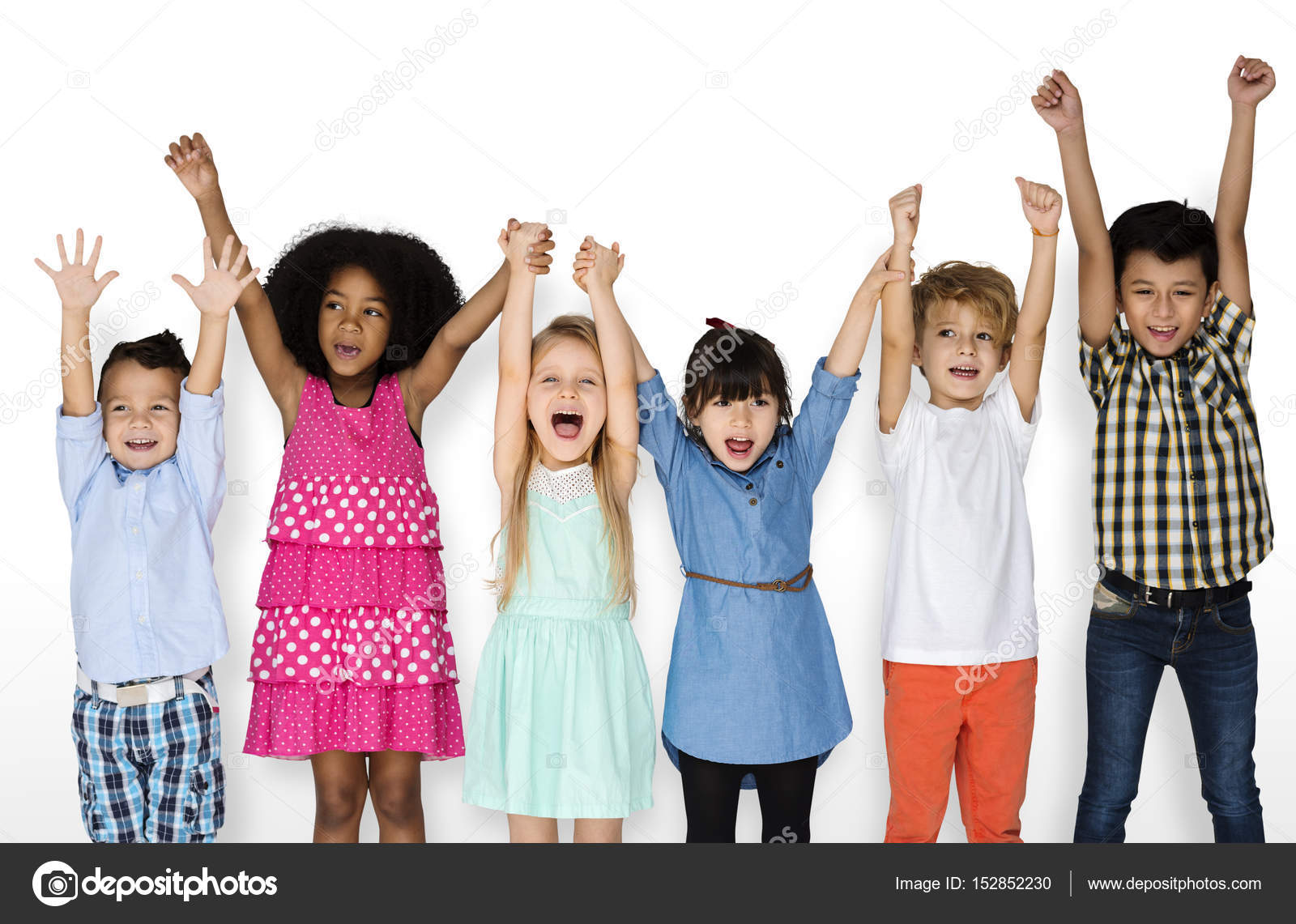 Children holding Hands Up — Stock Photo © Rawpixel #152852230 Children holding Hands Up — Stock Photo © Rawpixel #152852230