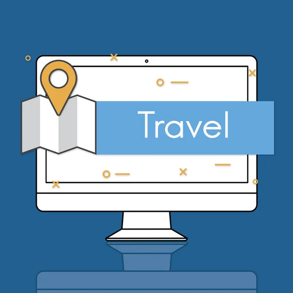 Desktop computer travel agency Stock Photos, Royalty Free Desktop ...