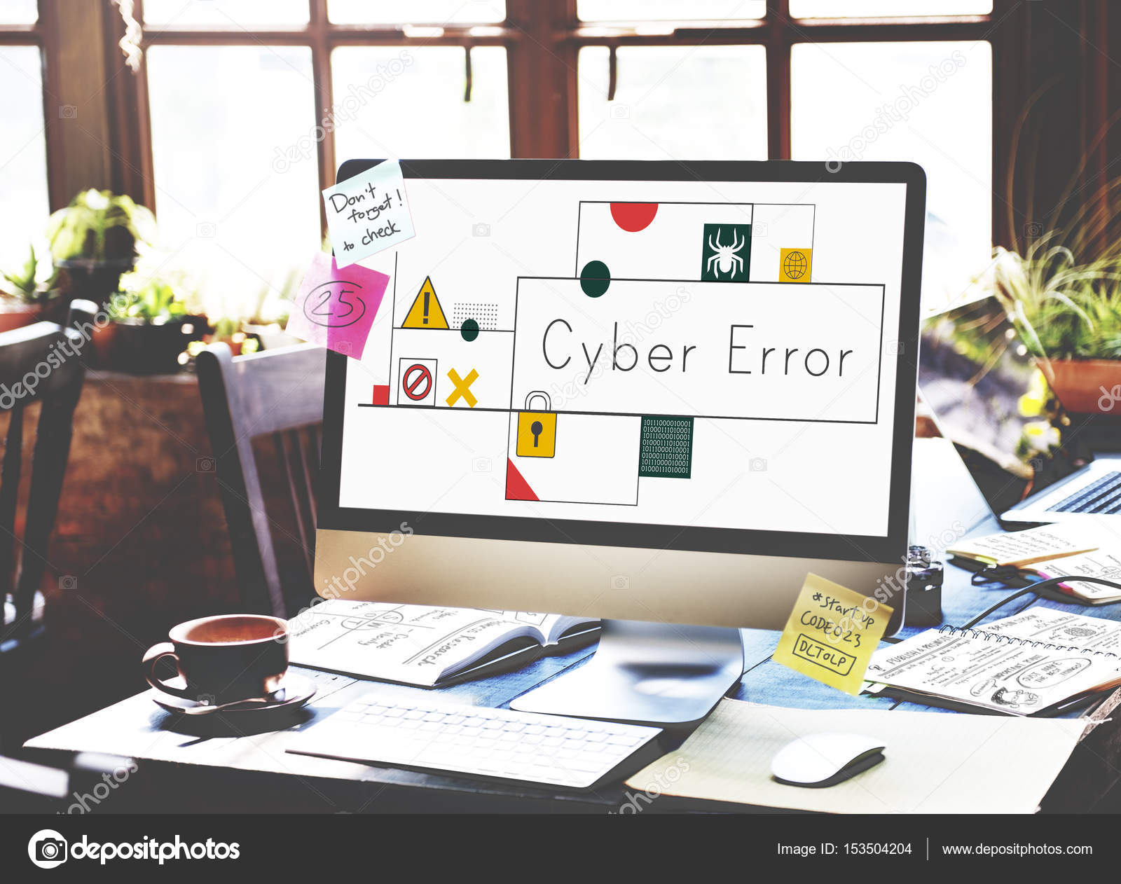 Computer monitor on table Stock Photo by ©Rawpixel 153504204