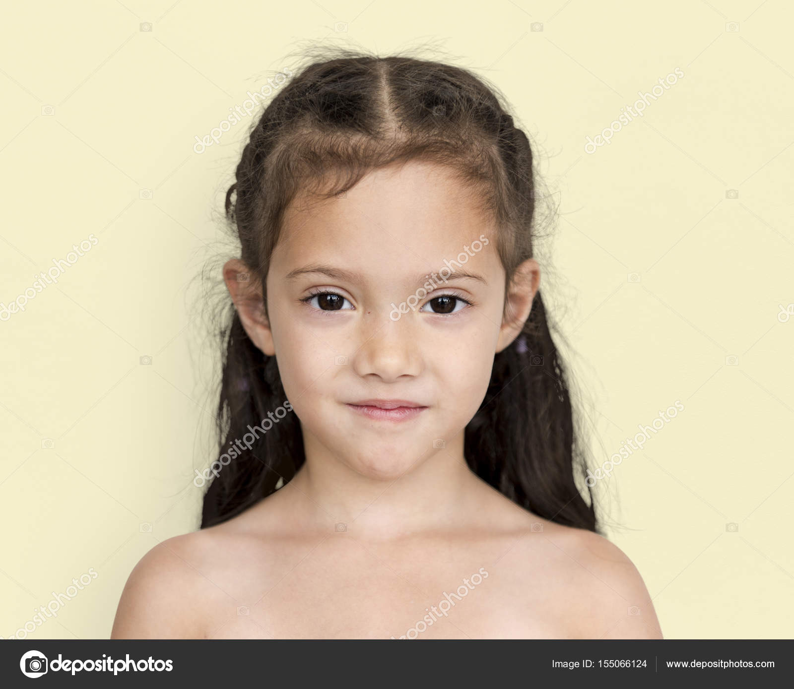 Bare chested little girl — Stock Photo © Rawpixel #155066124 Bare chested little girl — Stock Photo © Rawpixel #155066124