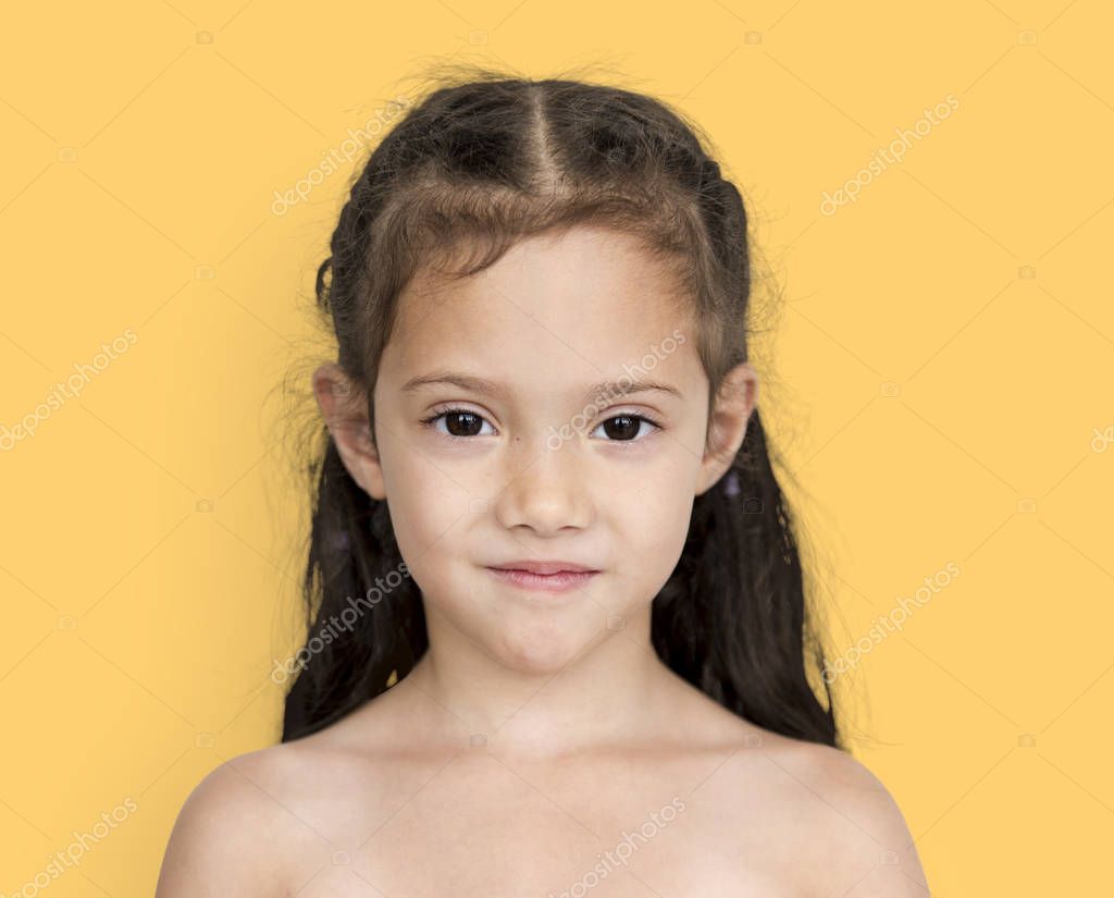 Bare chested little girl — Stock Photo © Rawpixel #155216402