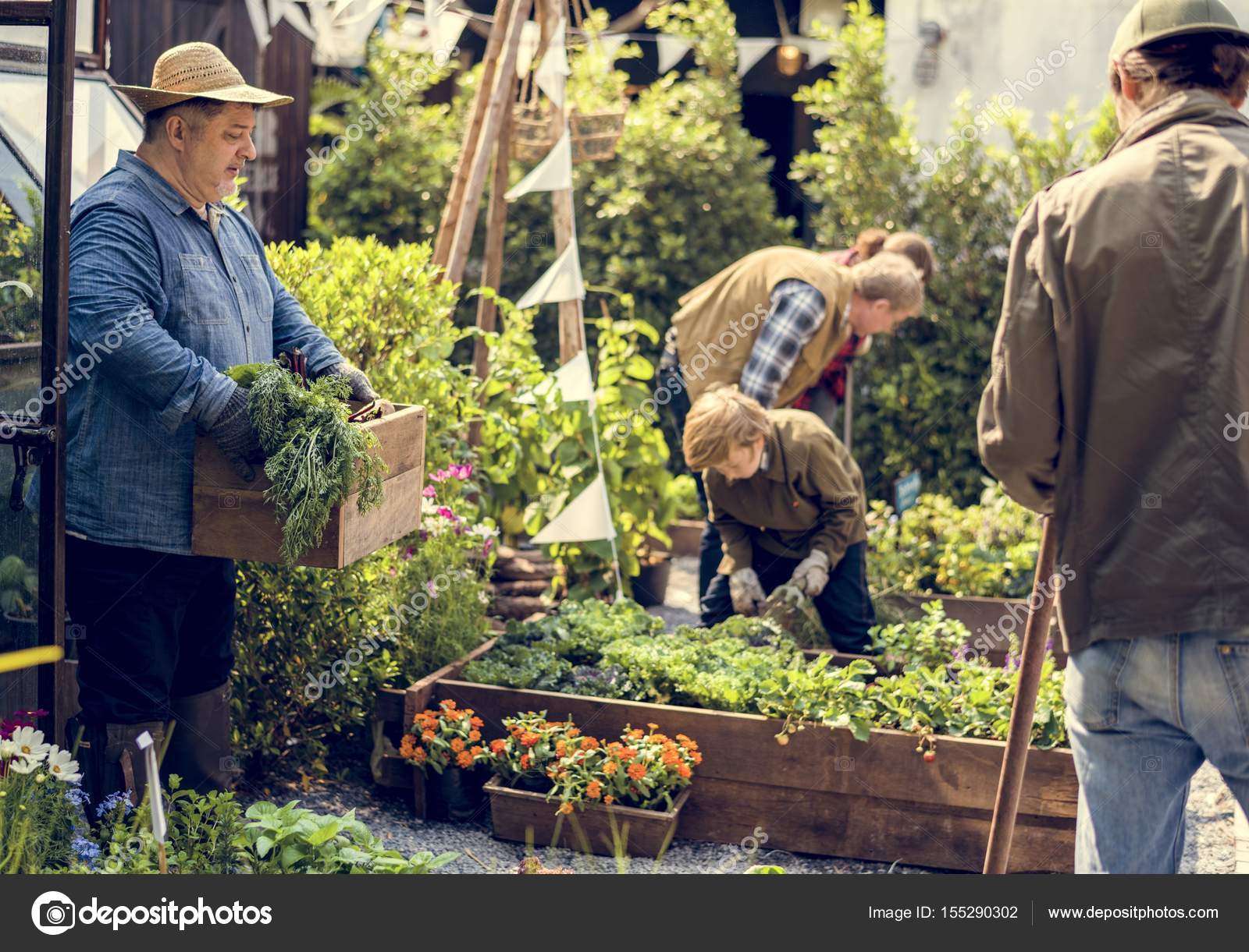 People planting vegetables Stock Photo by ©Rawpixel 155290302