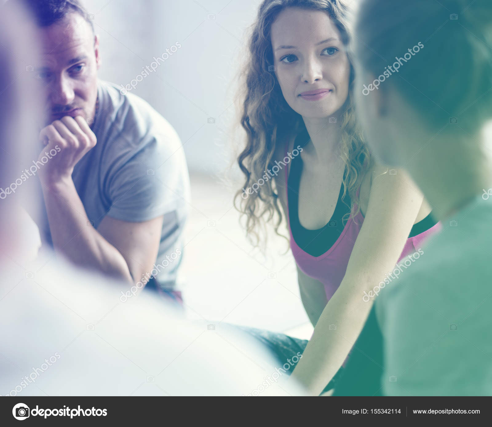 People talking before Exercises Stock Photo by ©Rawpixel 155342114