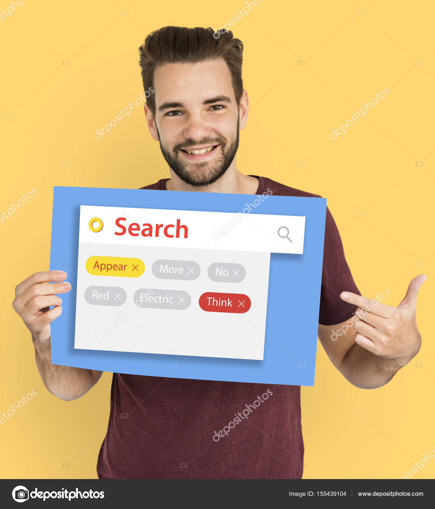 Man holds placard — Stock Photo © Rawpixel #155439104