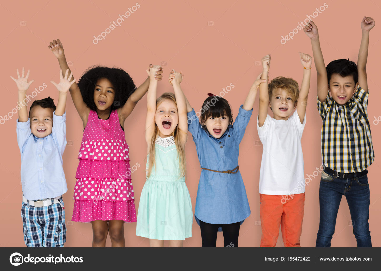 Children holding Hands Up — Stock Photo © Rawpixel #155472422 Children holding Hands Up — Stock Photo © Rawpixel #155472422