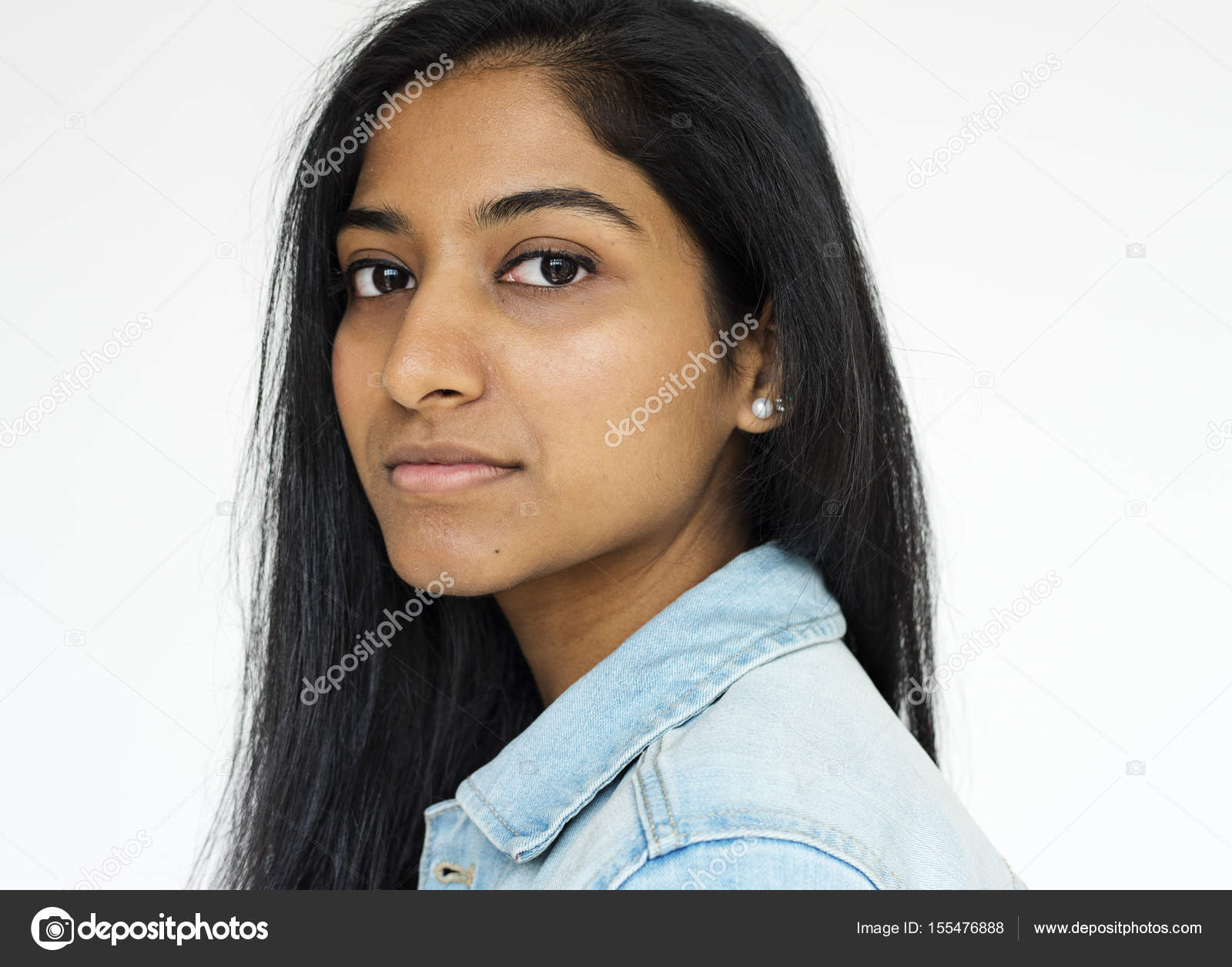 Beautiful indian woman face — Stock Photo © Rawpixel #155476888