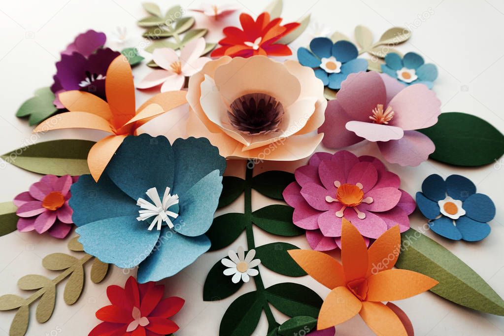 Handmade Papercraft Flowers — Stock Photo © Rawpixel #155845328 Handmade Papercraft Flowers — Stock Photo © Rawpixel #155845328