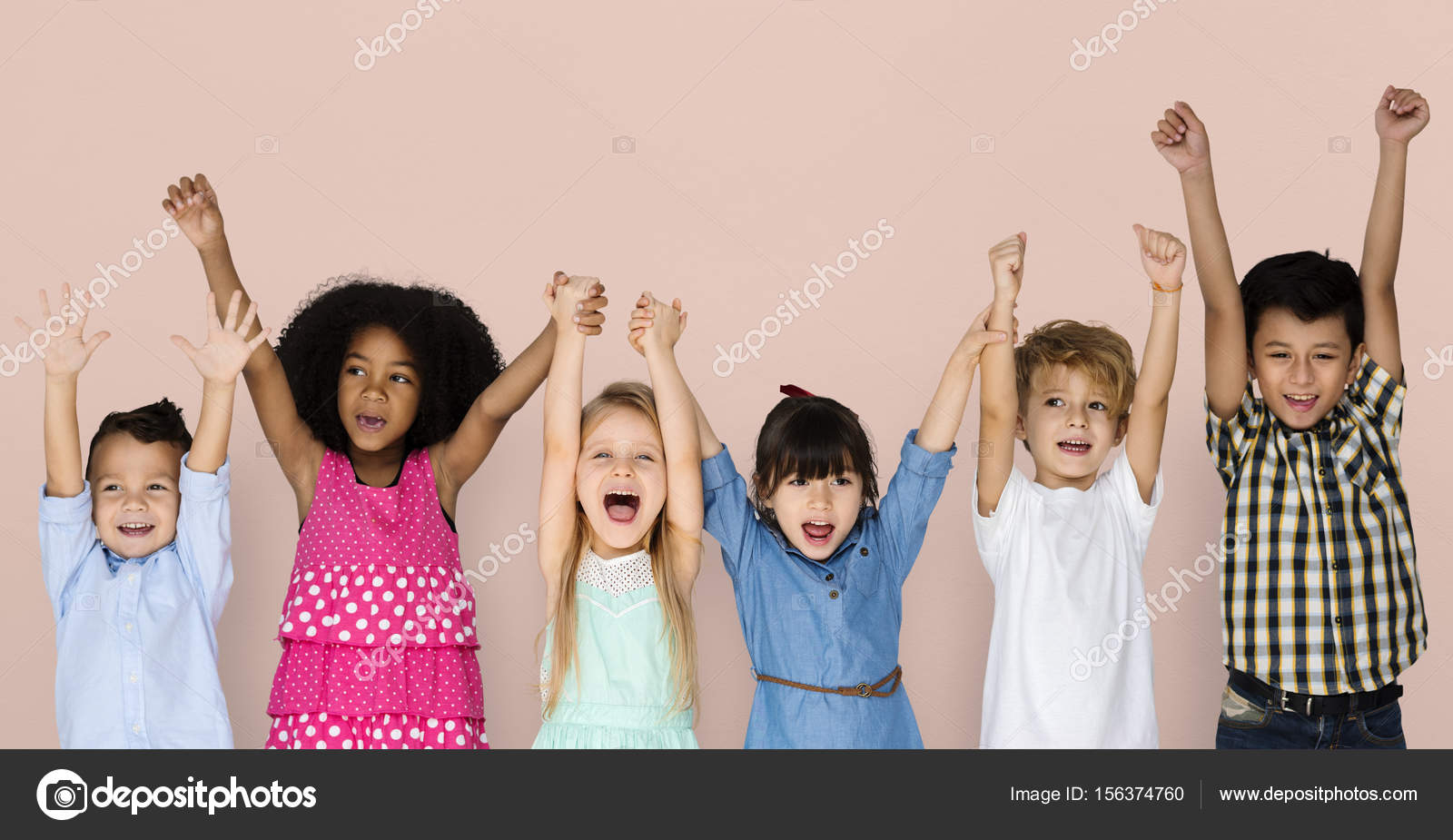 Children holding Hands Up — Stock Photo © Rawpixel #156374760 Children holding Hands Up — Stock Photo © Rawpixel #156374760