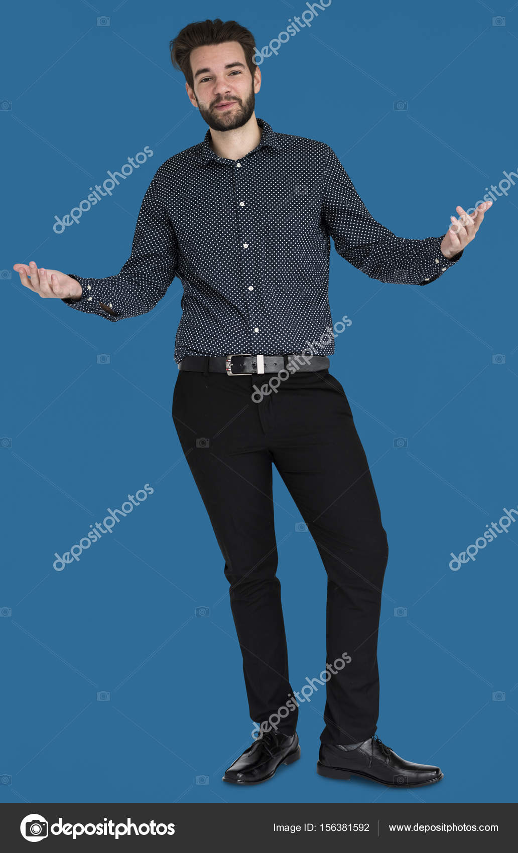 Handsome bearded man — Stock Photo © Rawpixel #156381592