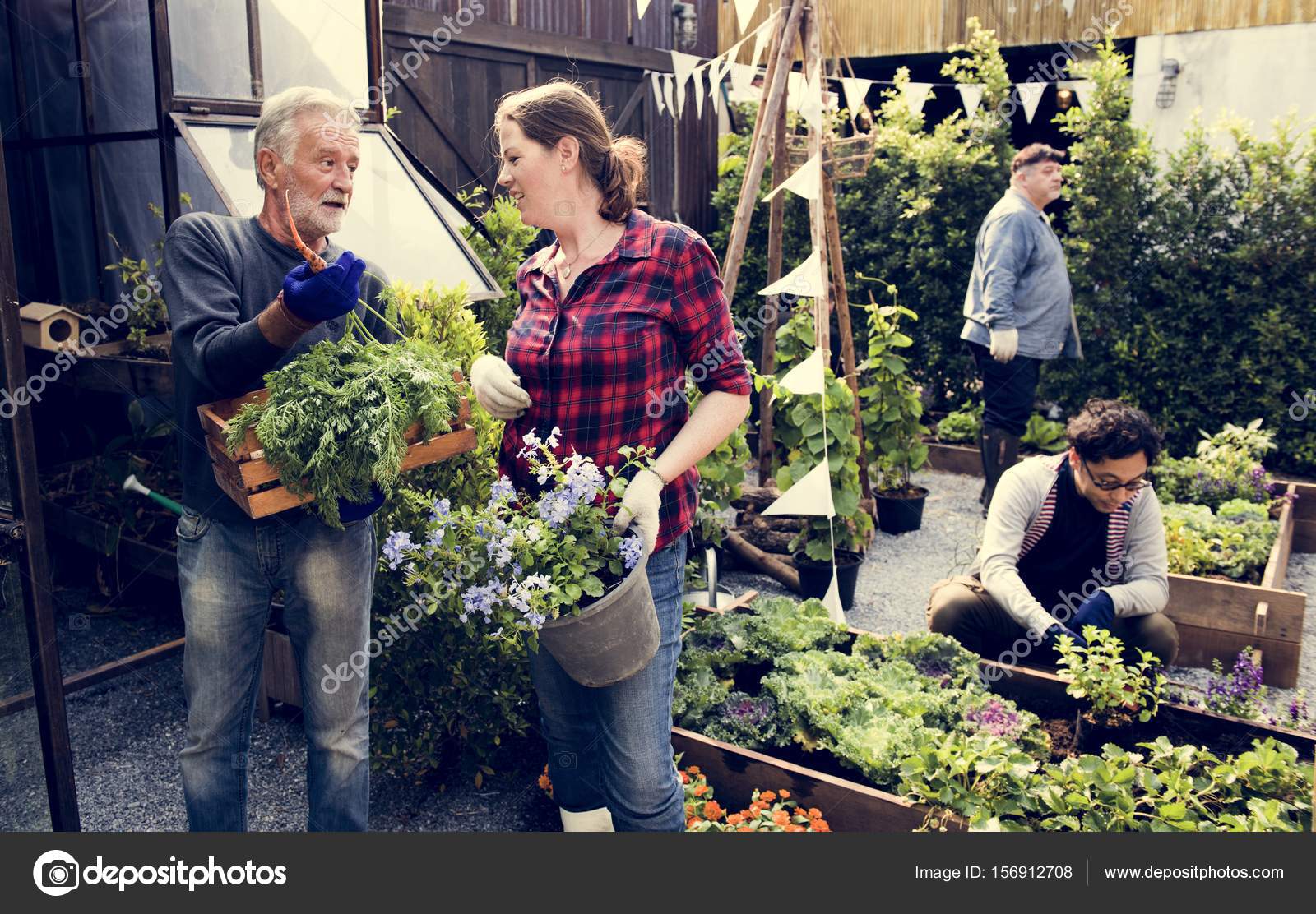 People planting vegetables Stock Photo by ©Rawpixel 156912708