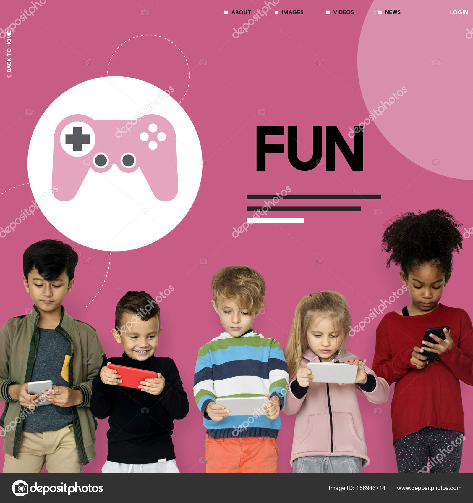 Little children using digital devices Stock Illustration by ©Rawpixel ...