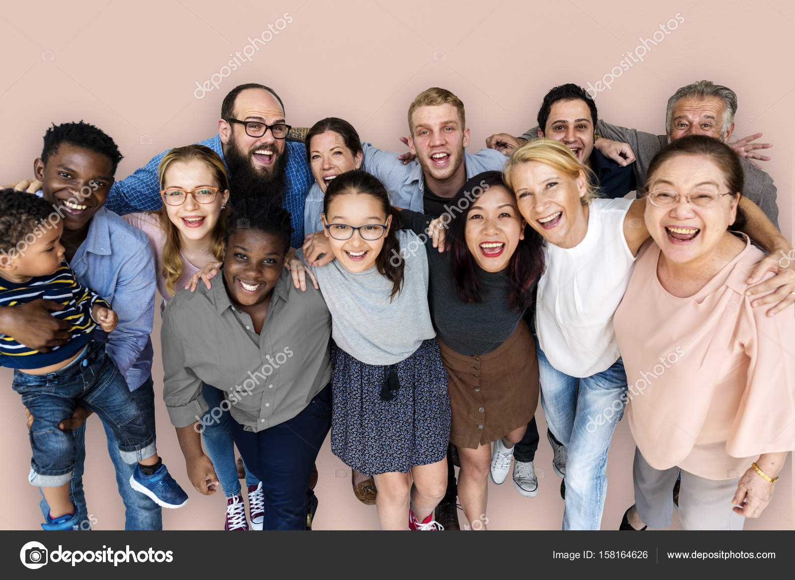 People embracing in studio — Stock Photo © Rawpixel #158164626