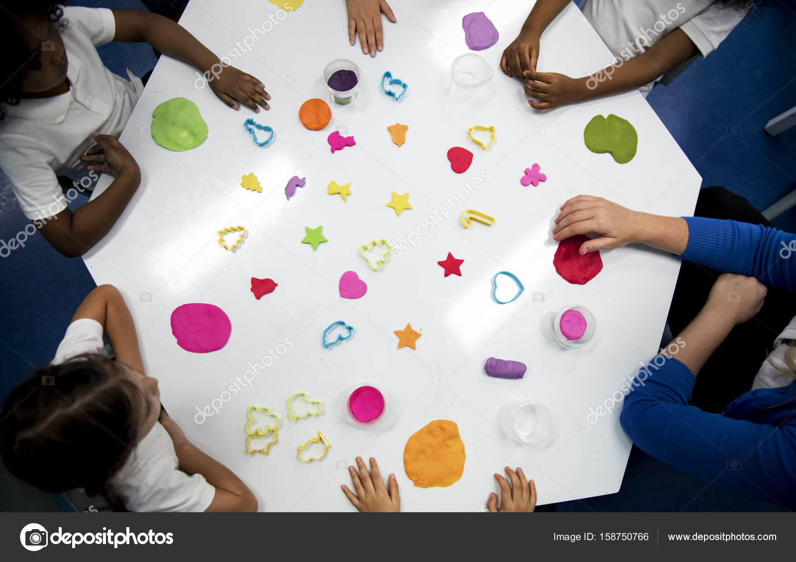 Kindergarten students learning shapes Stock Photo by ©Rawpixel 158750766