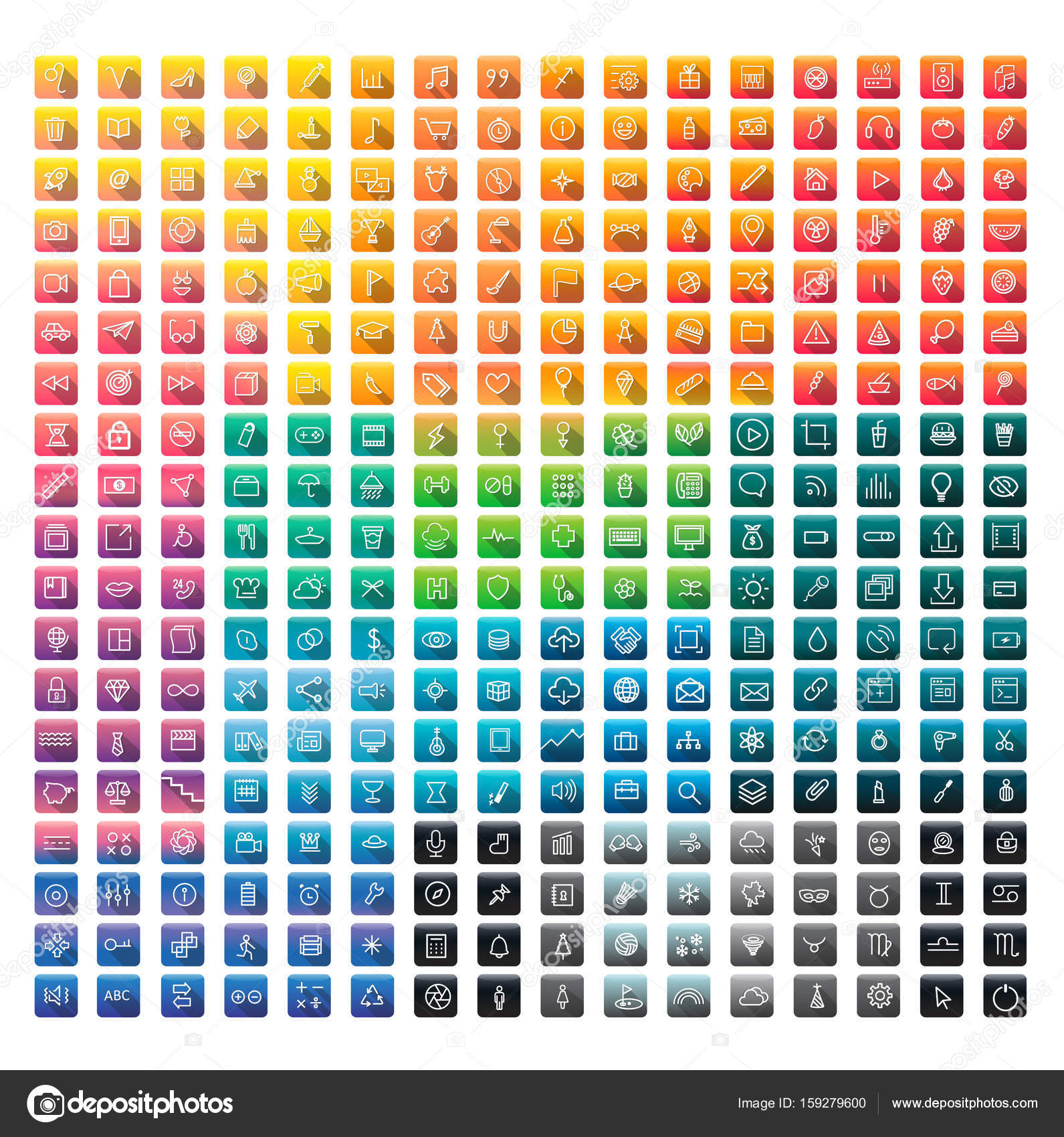 Graphic Application Icons Stock Vector by ©Rawpixel 159279600