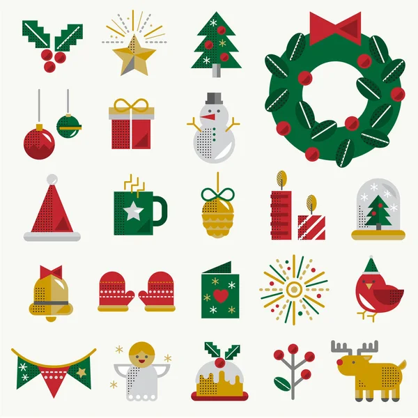 Christmas design icons set. — Stock Vector © olgamilagros #55704313 Christmas design icons set. — Stock Vector © olgamilagros #55704313