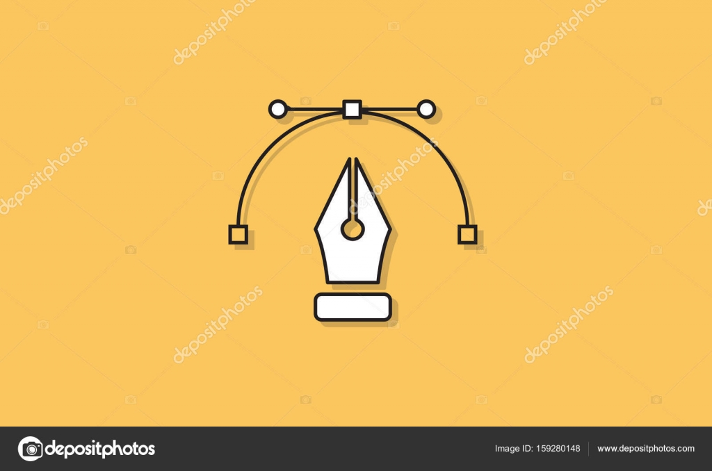 Calligraphy Pen Classic Icon Stock Vector Image by ©Rawpixel #159280148