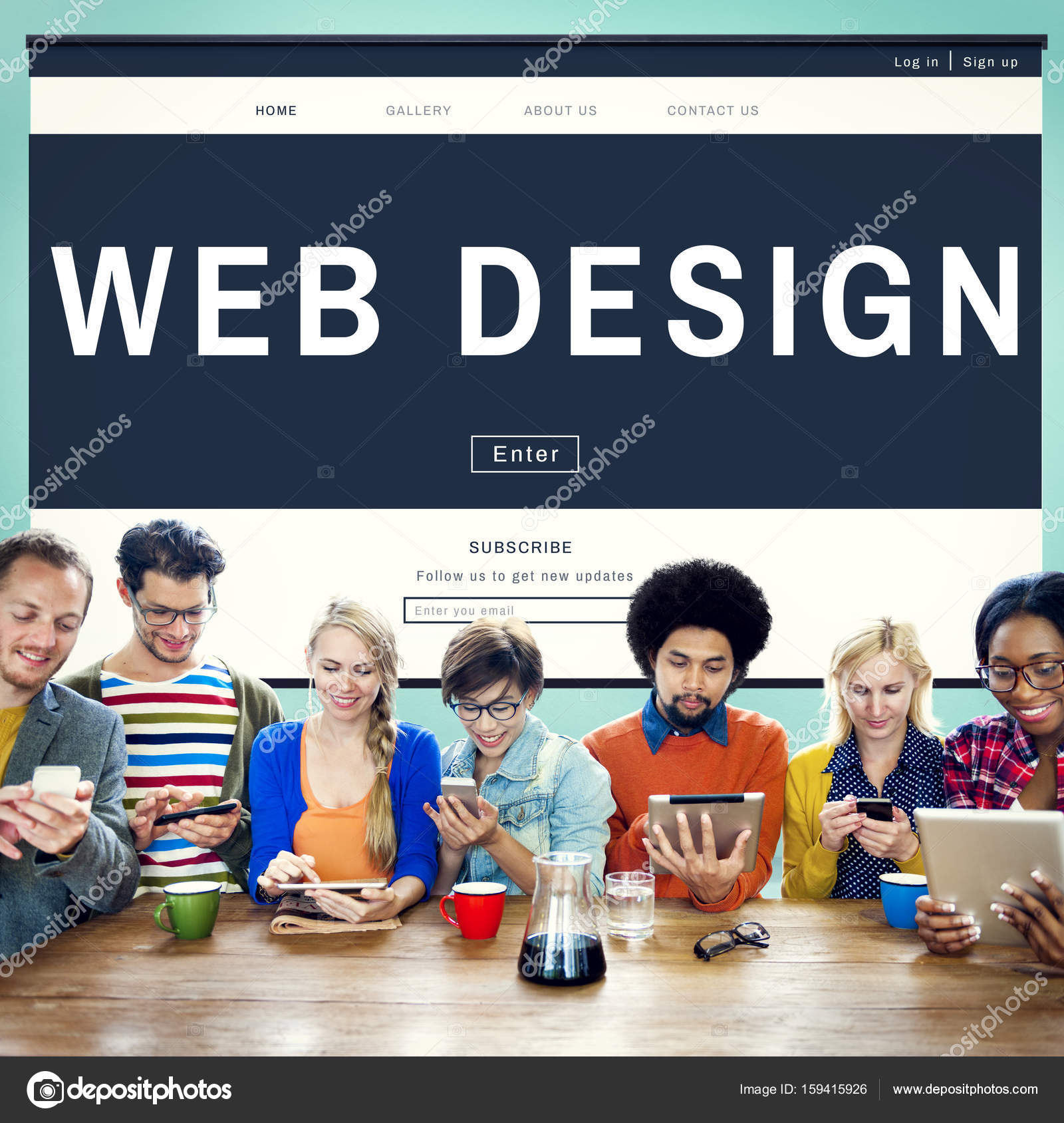 People using digital devices — Stock Photo © Rawpixel #159415926