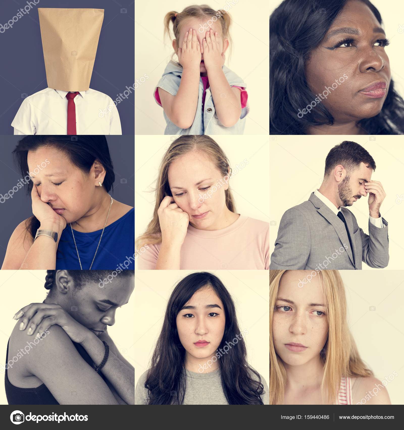 People with Sad Face Expression Stock Photo by ©Rawpixel 159440486