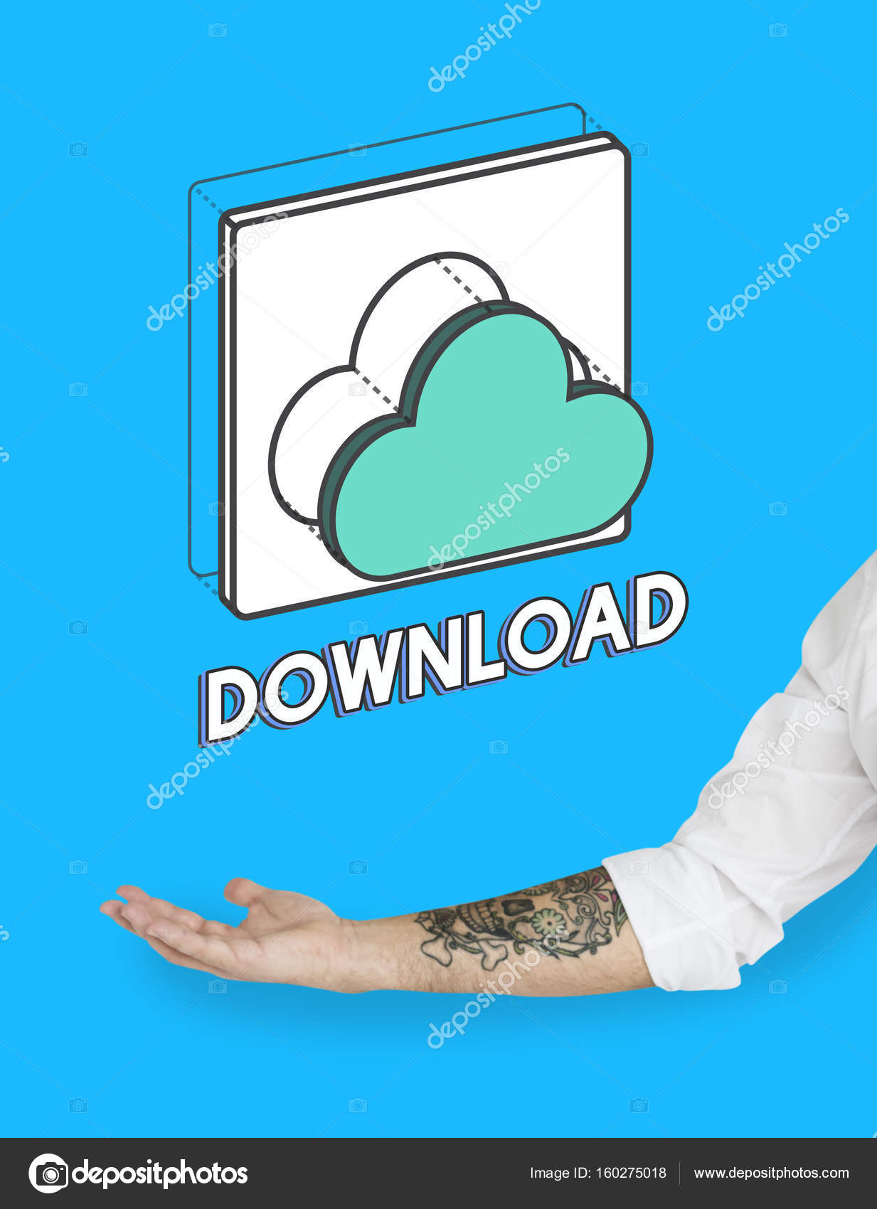 Hand and data computing icon Stock Illustration by ©Rawpixel #160275018
