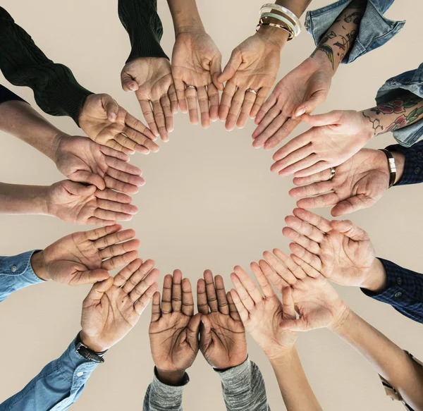 Diversity People Hands Together — Stock Photo © Rawpixel #151523908
