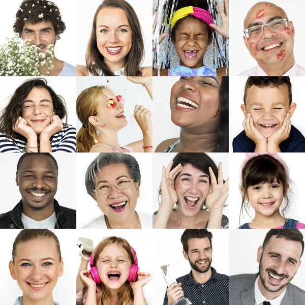 Multiple faces expressions — Stock Photo © ikostudio #8696157