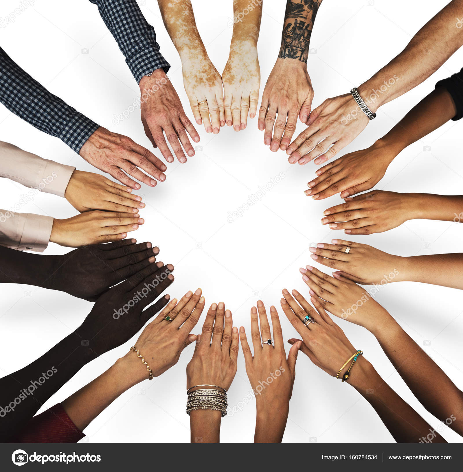 Multiethnic group of human hands Stock Photo by ©Rawpixel 160784534