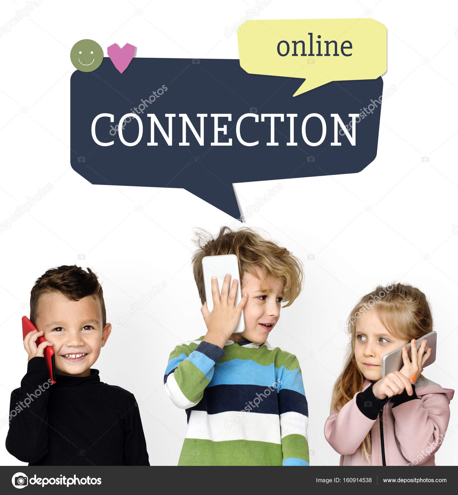 Kids Chatting Online