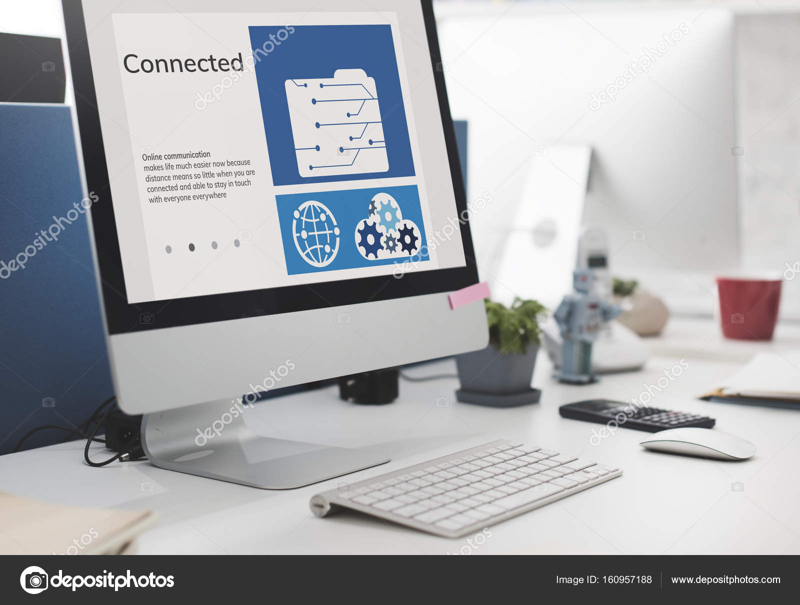 Computer monitor and keyboard Stock Photo by ©Rawpixel 160957188