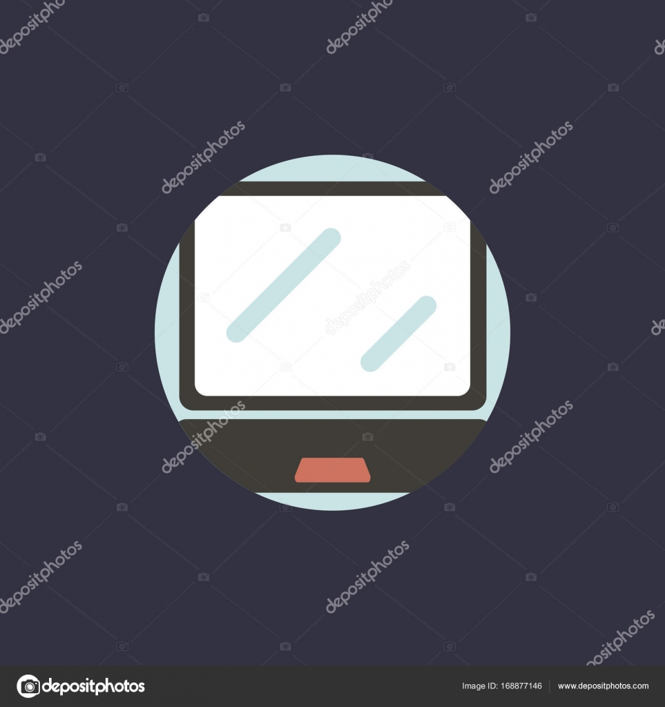 Computer icon in circle Stock Vector Image by ©Rawpixel #168877146