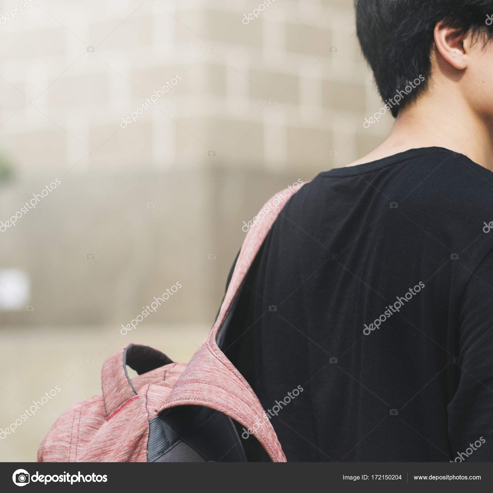 Close Guy's Back Backpack Original Photoset — Stock Photo © Rawpixel ...