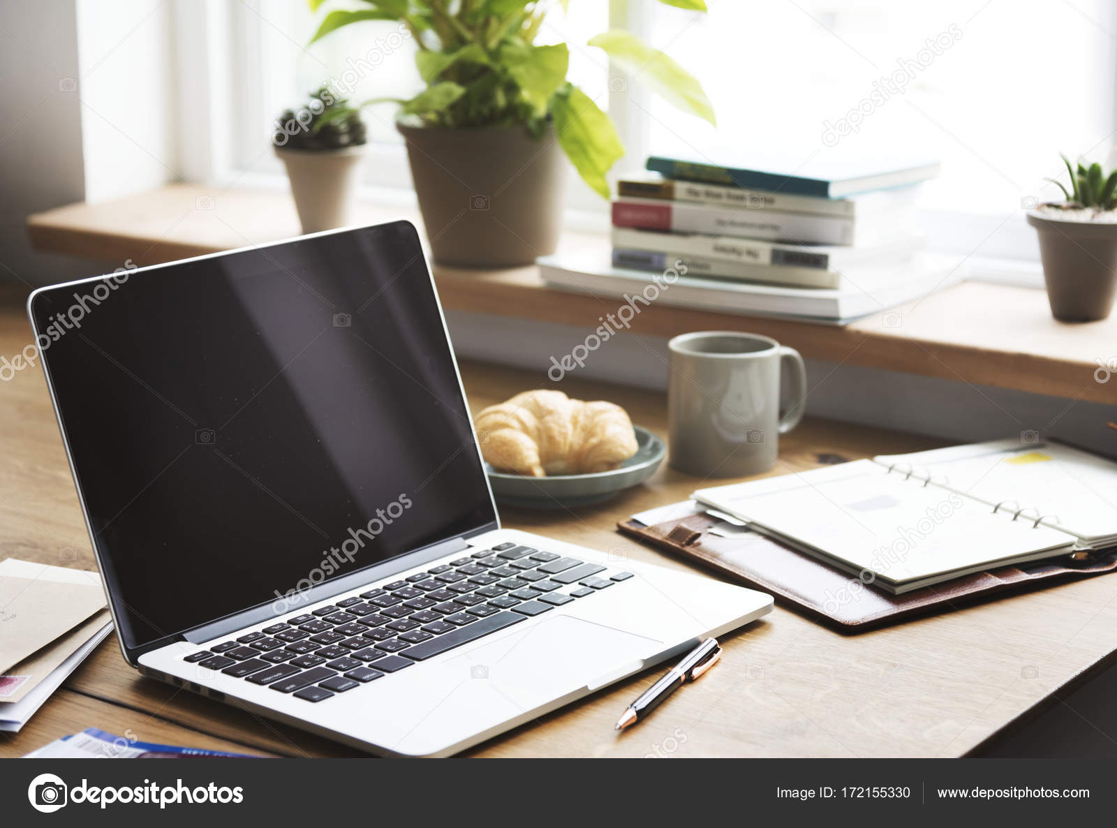 Opened modern laptop Stock Photo by ©Rawpixel 172155330