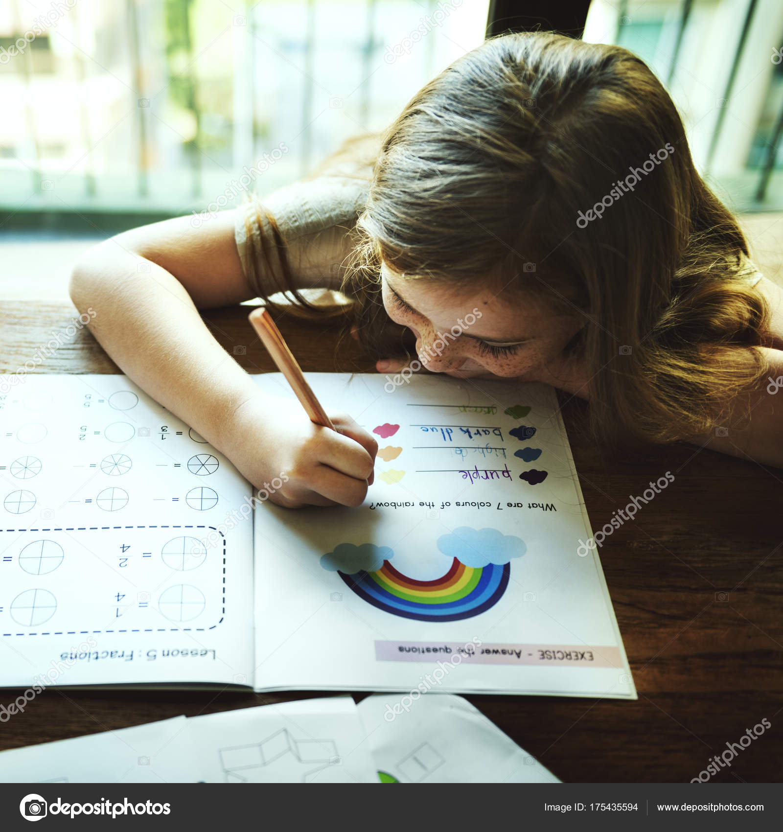Little Girl Learning Original Photoset Stock Photo by ©Rawpixel 175435594