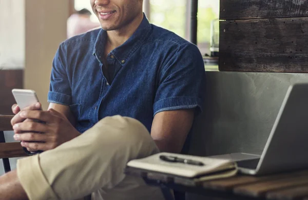 Man with mobile phone Stock Photo by ©Rawpixel 114009022