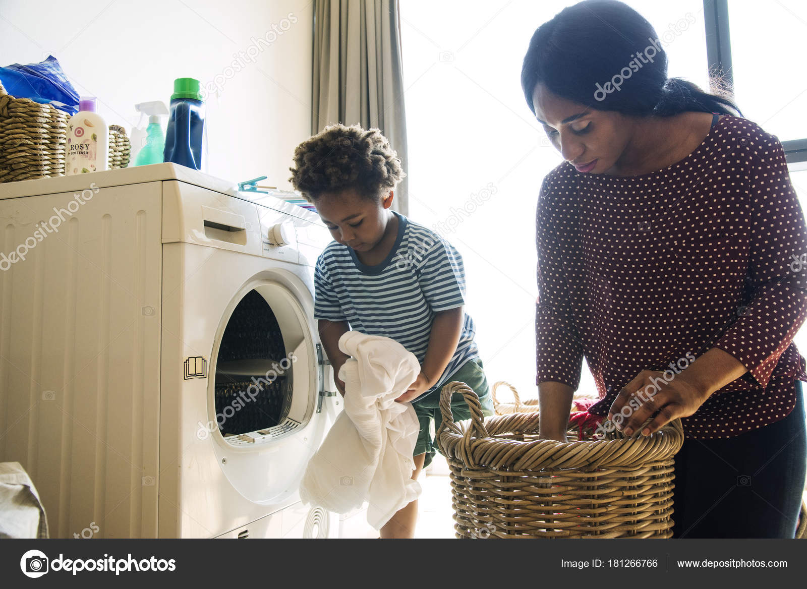 Kids Washing Clothes