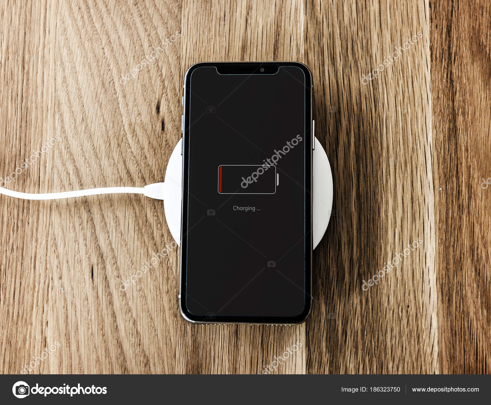 Charging Low Battery Smartphone — Stock Photo © Rawpixel #186323750
