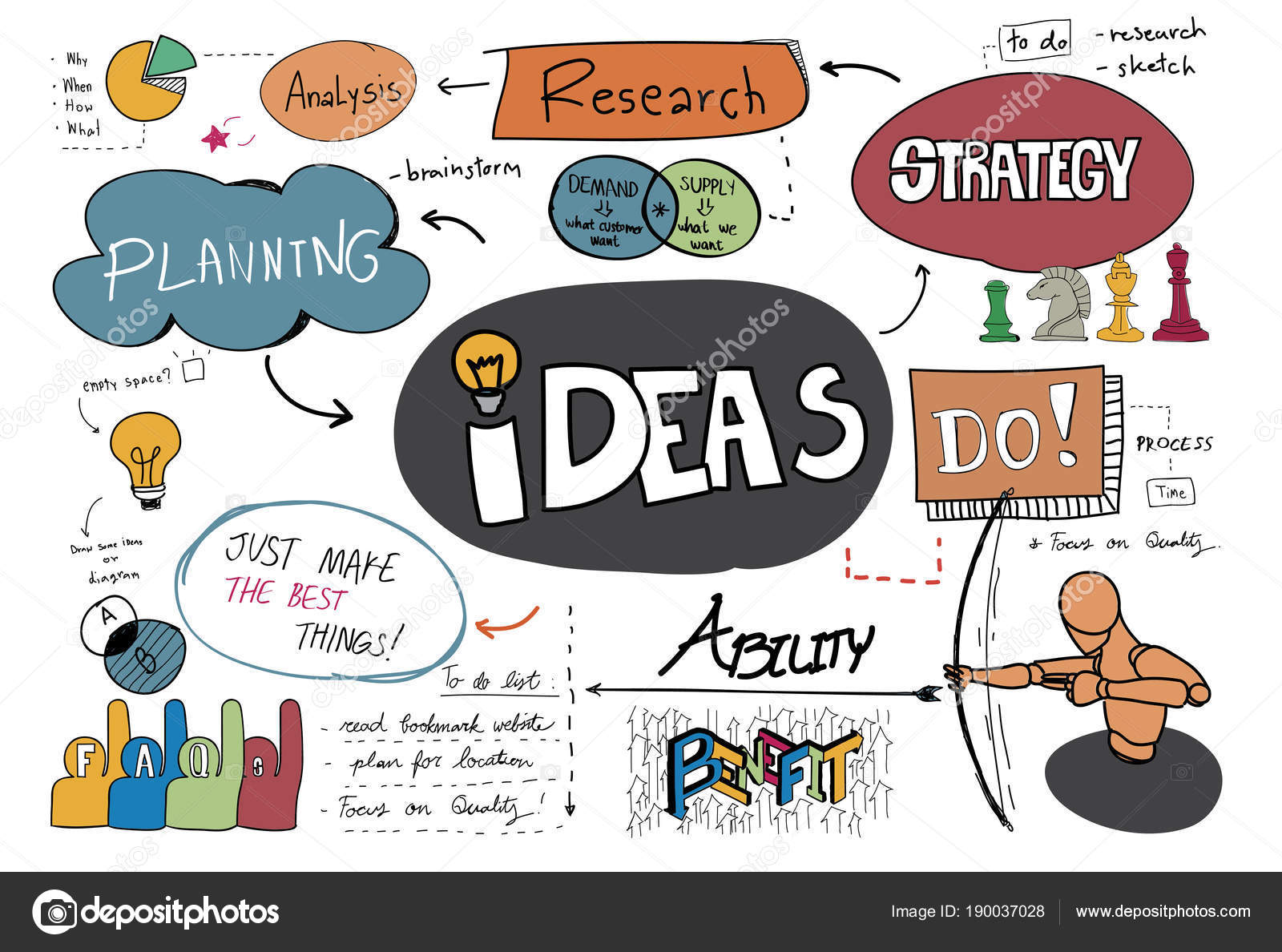 Ideas Sketch Illustration Concept Stock Photo by ©Rawpixel 190037028