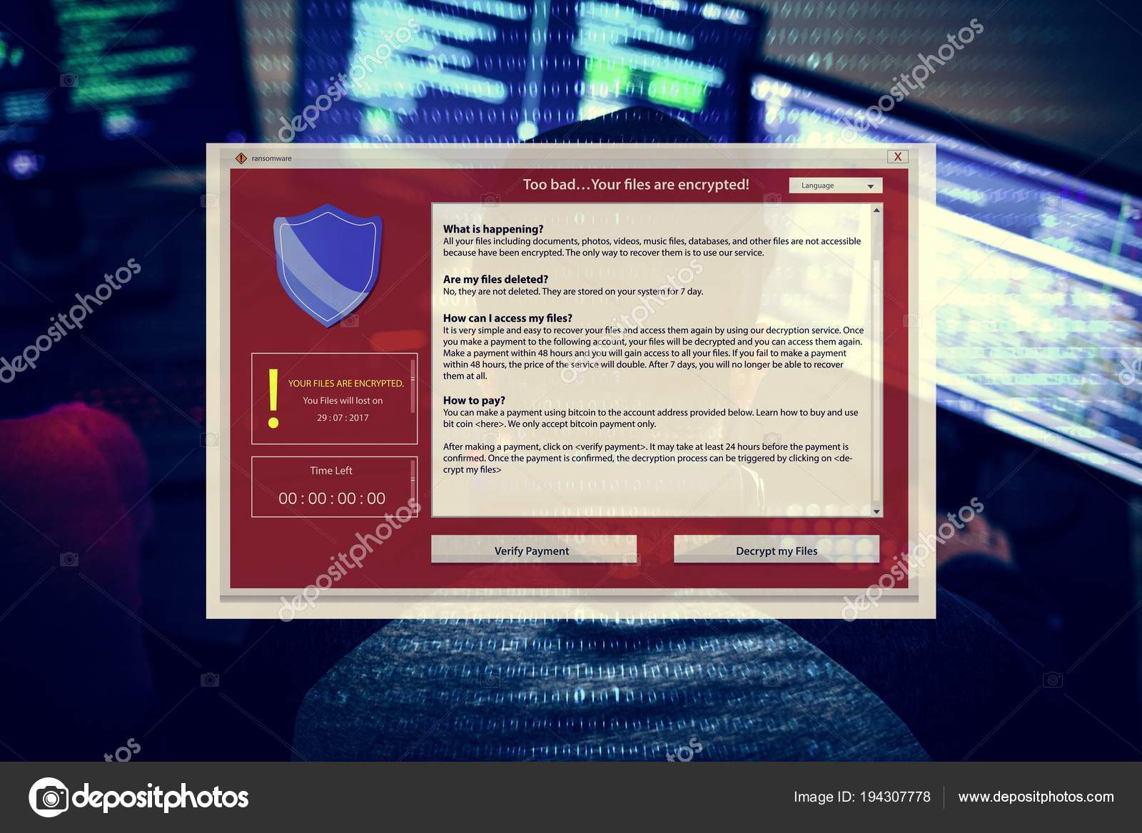 Computer Cybercrime Warning Window Icon — Stock Photo © Rawpixel #194307778